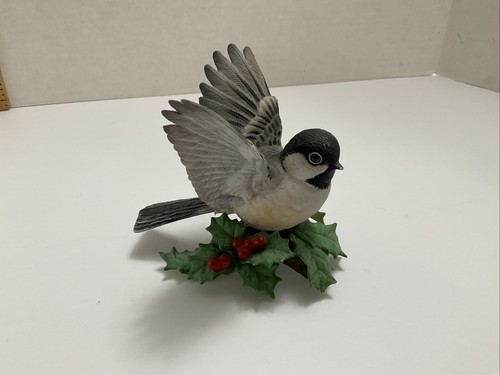 Lenox Fine Porcelain Black-Capped Chickadee Bird Series 1991 Figurine ...