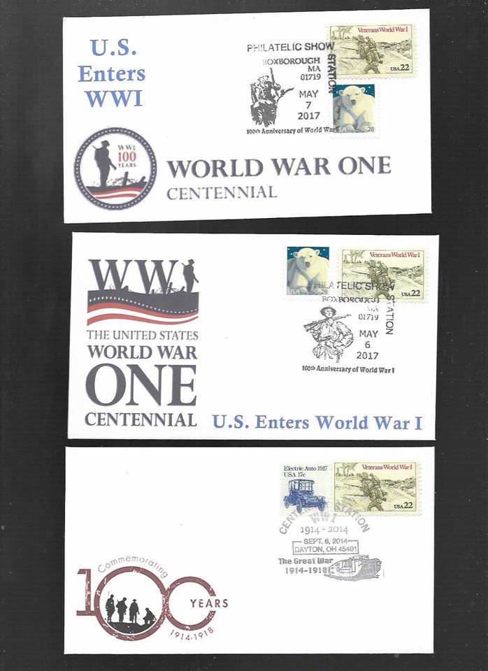 US EVENT COVERS WORLD WAR I 2017 COLLECTION LOT OF 21 | eBay