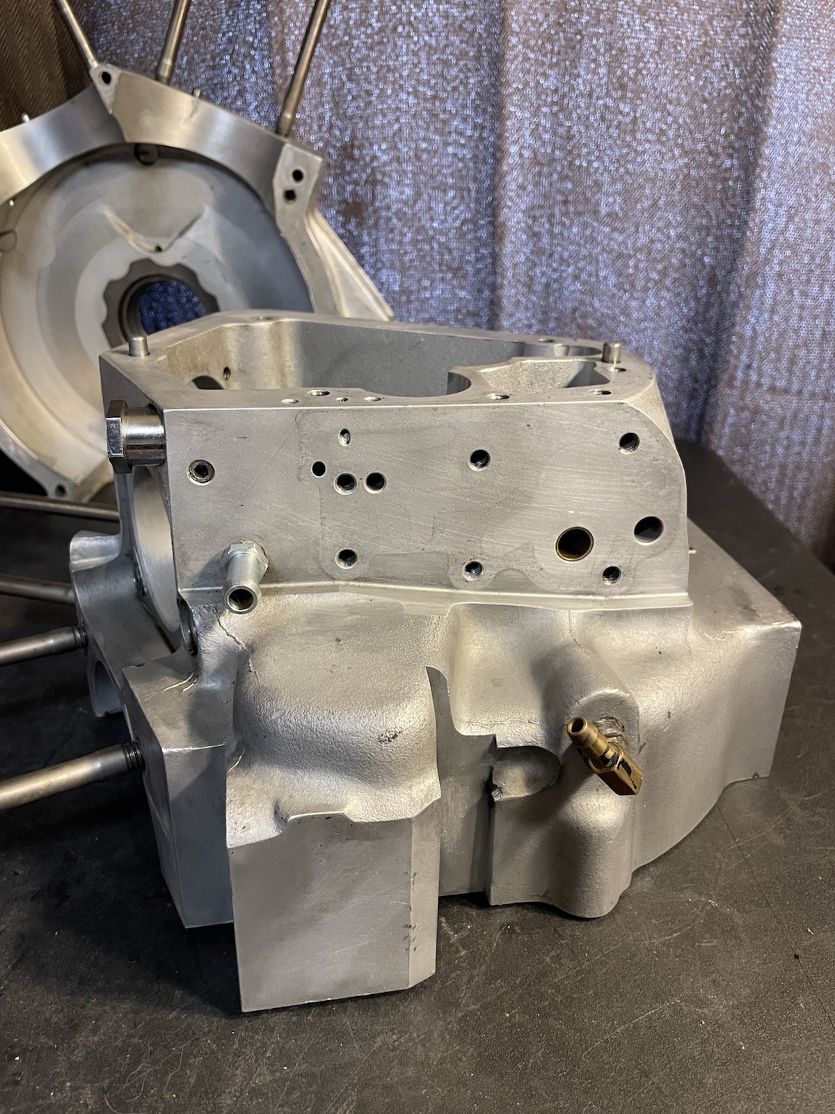 Delkron Engine Crank Cases For Harley Evolution Standard Bore w/ Pan ...