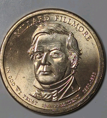 RARE 2010 P Millard Fillmore Presidential Dollar Coin | eBay