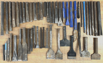 Lot of (51) Cold Chisels, Punches, Packing Irons & More | eBay