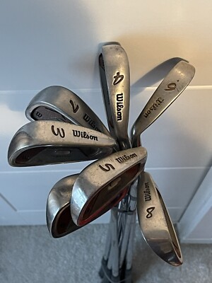 Wilson X-31 golf clubs, 9 Iron To 4 Iron, Beginner Clubs used golf, 7 ...