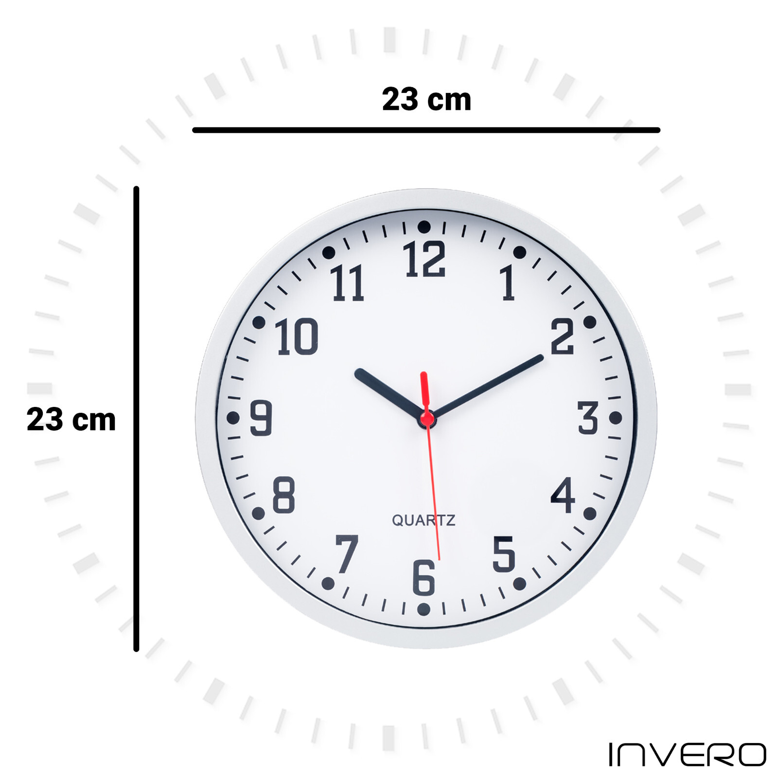 Large Vintage Round Modern Home Bedroom Retro Time Kitchen Wall Clock ...