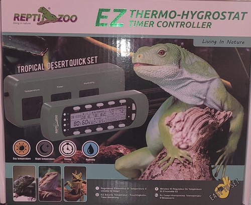 Repti Zoo EZ Thermo-Hygrostat Timer Controller | eBay