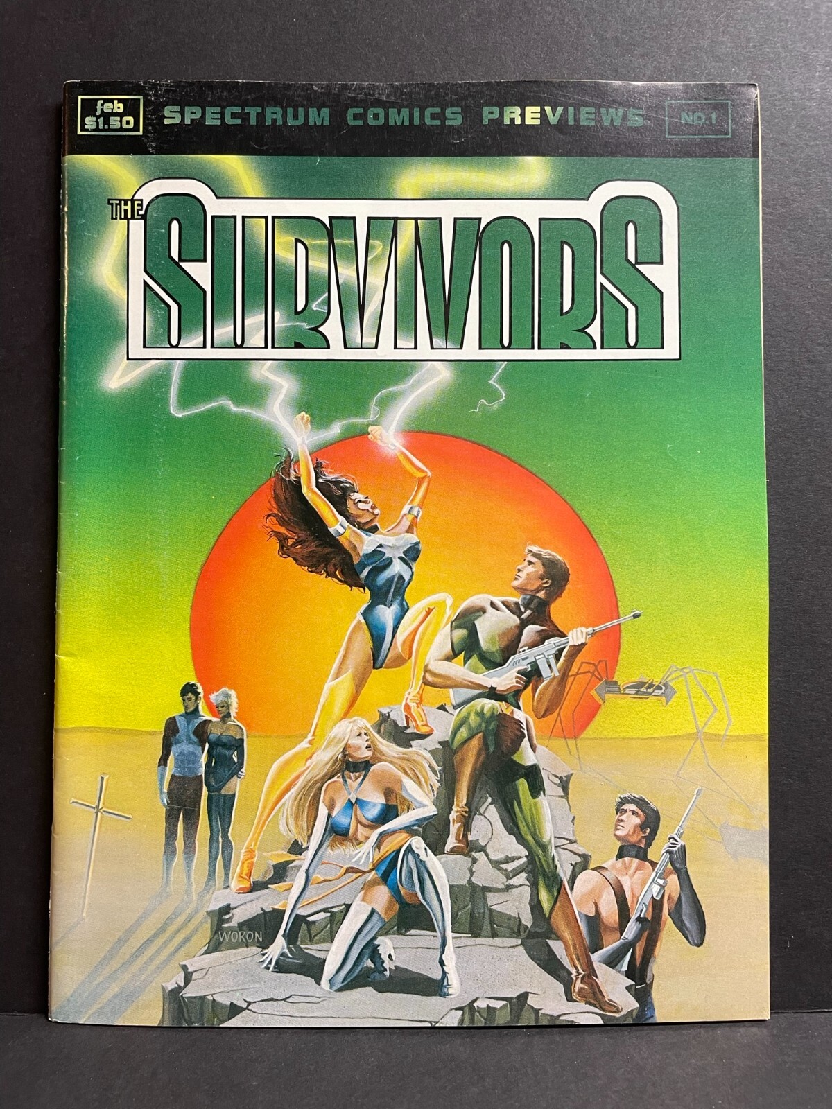 Survivors - Spectrum Comics Previews #1 1983 Mid/High Grade Magazine ...