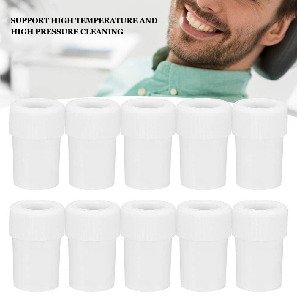 10pcs Dental Weak Tube Converter White Connector Adapter Oral Care | eBay