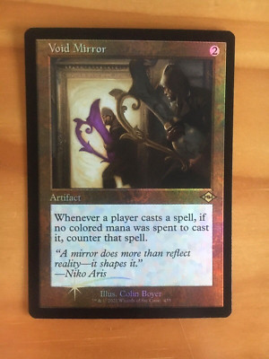 Mtg Carte Magic Modern Horizons 2 MH2 Void Mirror Retro Frame OBF FOIL ...