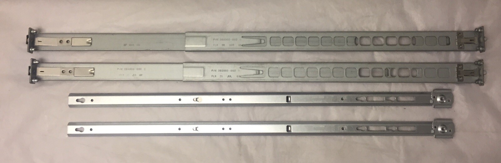 HP DL360 G5 G6 G7 Rack Mount Rails Inner & Outer Rails 364996-001 ...