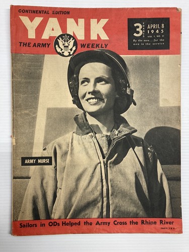 Yank The Army Weekly Magazine Continental Edition April 8th 1945 | eBay