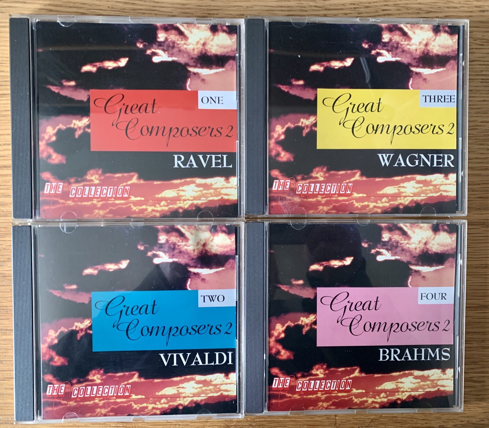 The Great Composers - 4 CD Set - Ravel, Vivaldi, Wagner, Brahms - FREE ...