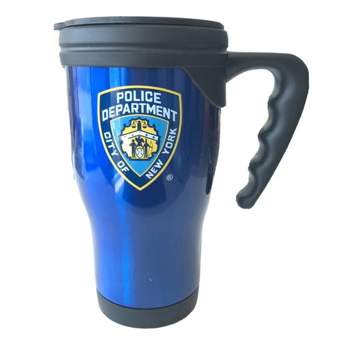 NYPD New York Police Department Mug Travel Cup Rare NYC Merchandise ...