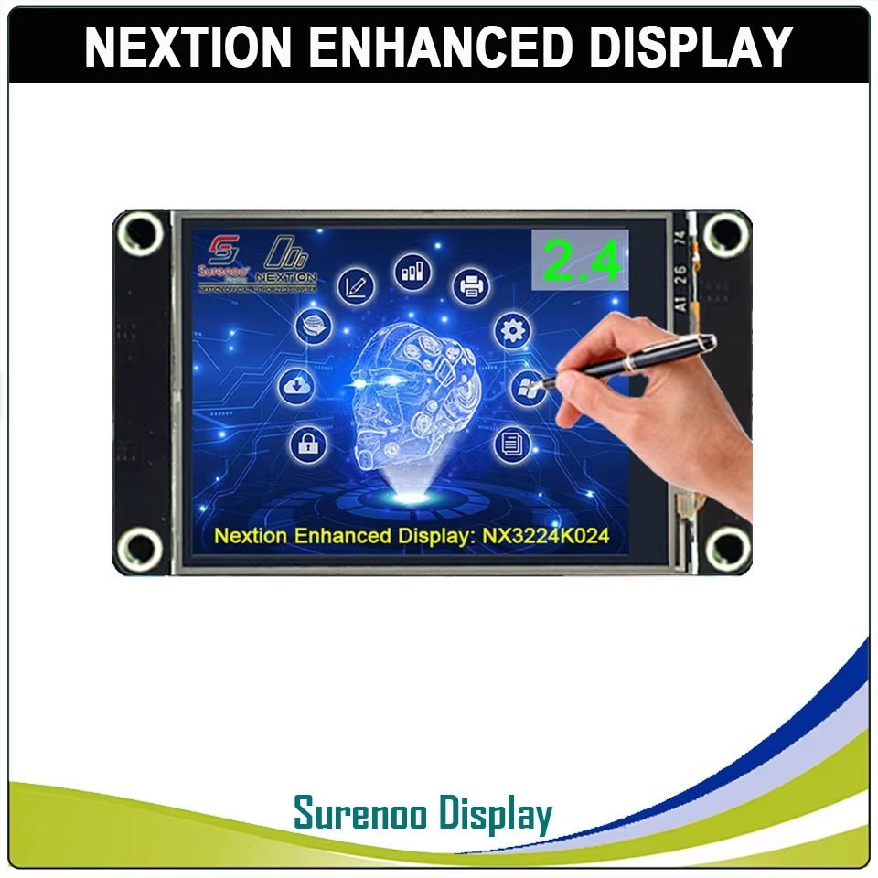 Nextion 2.4" 240*320 Serial UART HMI TN TFT LCD Display Module Screen ...