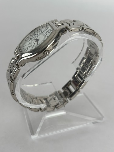Avon 30mm Silver Tone White Dial Quartz Watch w/Bracelet & Battery | eBay