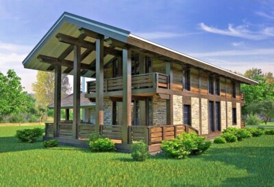 PREFAB TIMBER FRAME KIT ENGINEERED WOOD HOUSE DIY BUILDING CABIN HOME ...