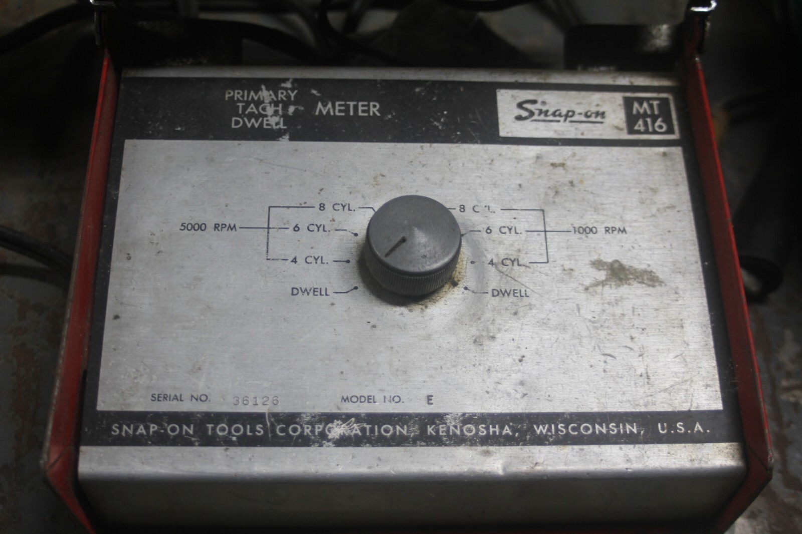 Vintage Snap-On Primary Tach Dwell Meter MT416 | eBay