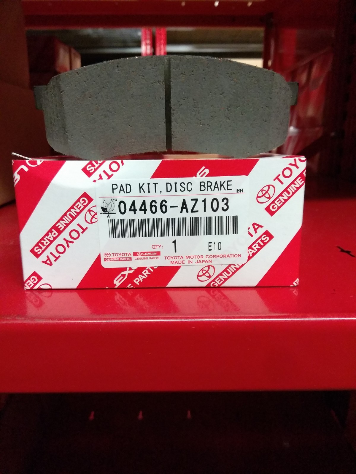 Toyota FJ Cruiser Front & Rear Brake Pads 04465-AZ200/04466-AZ203 ...