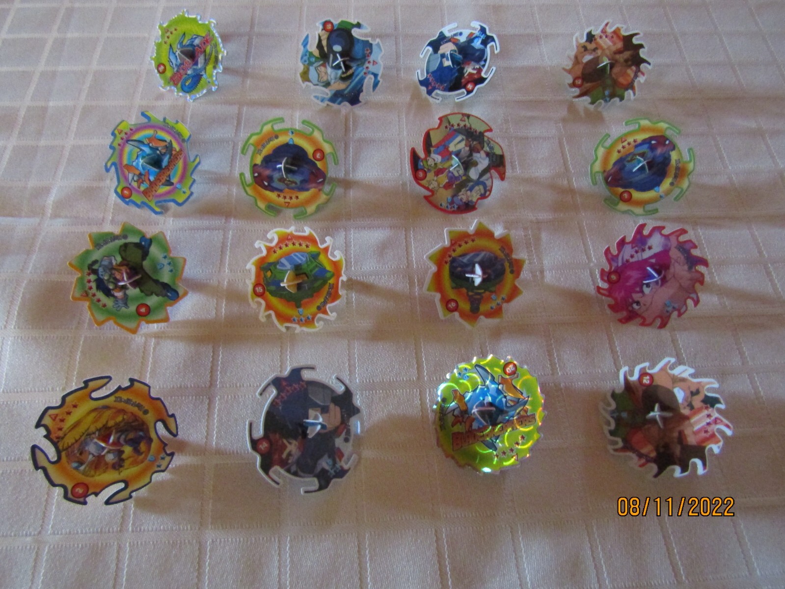 Beyblade tazos, 16 holographic tazos | eBay Australia