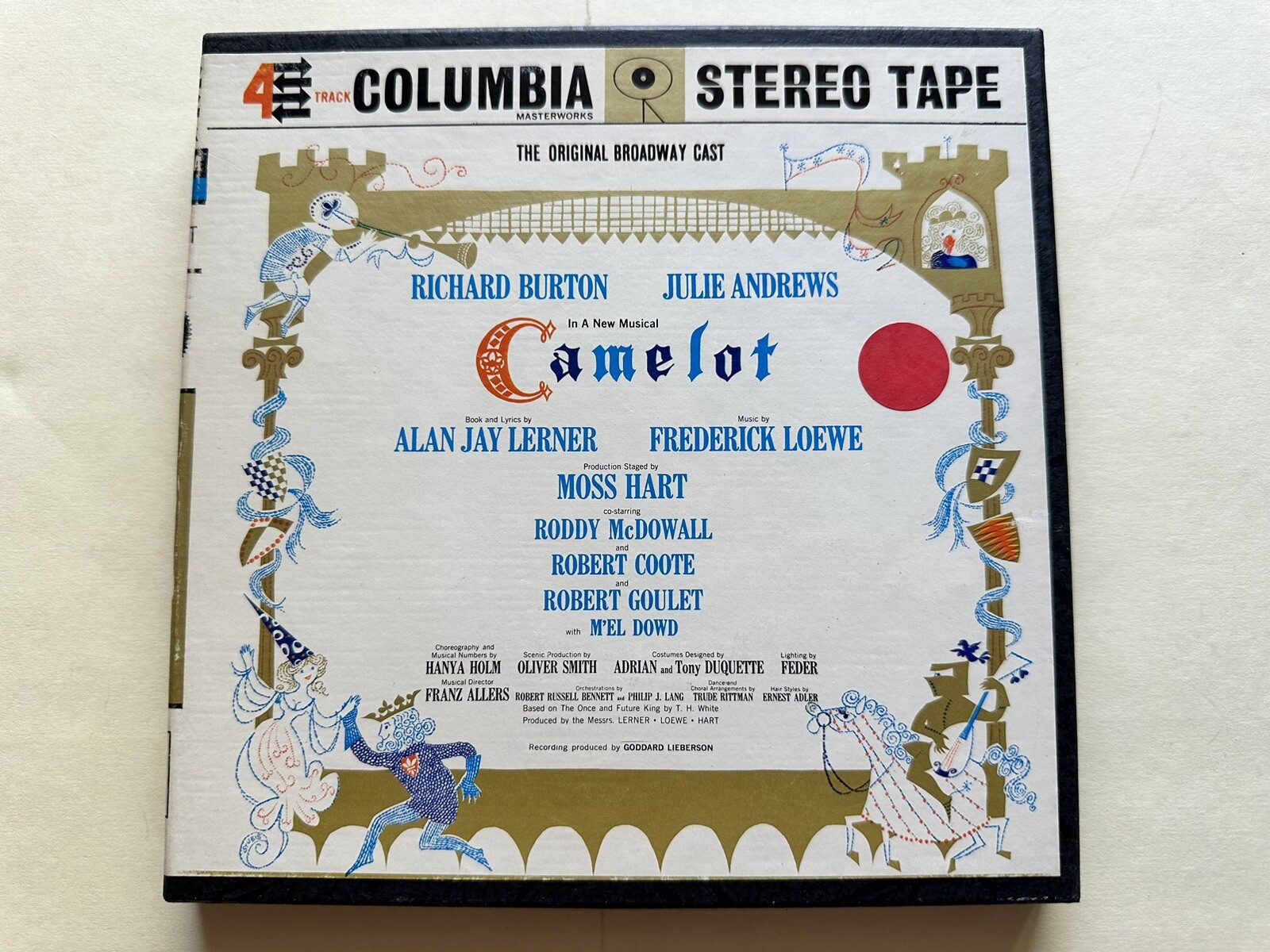 Camelot Original Broadway Cast Recording 1961 Reel 7 ½ ips 4-Track ...