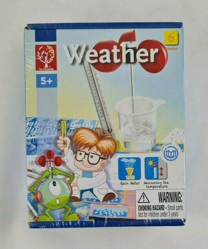 New - Weather Science Kit Meteorology Rain Meter Measuring The ...