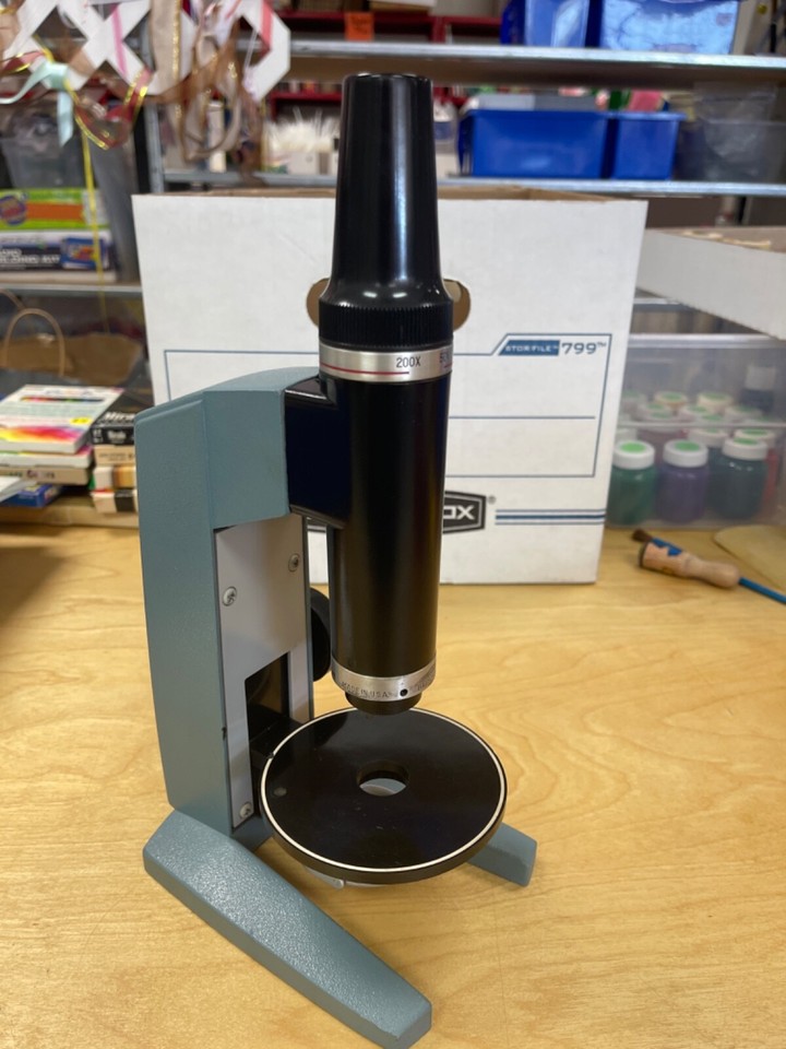 Vintage Bausch & Lomb Microscope Zoom Viewer 50x - 200xZoom | eBay