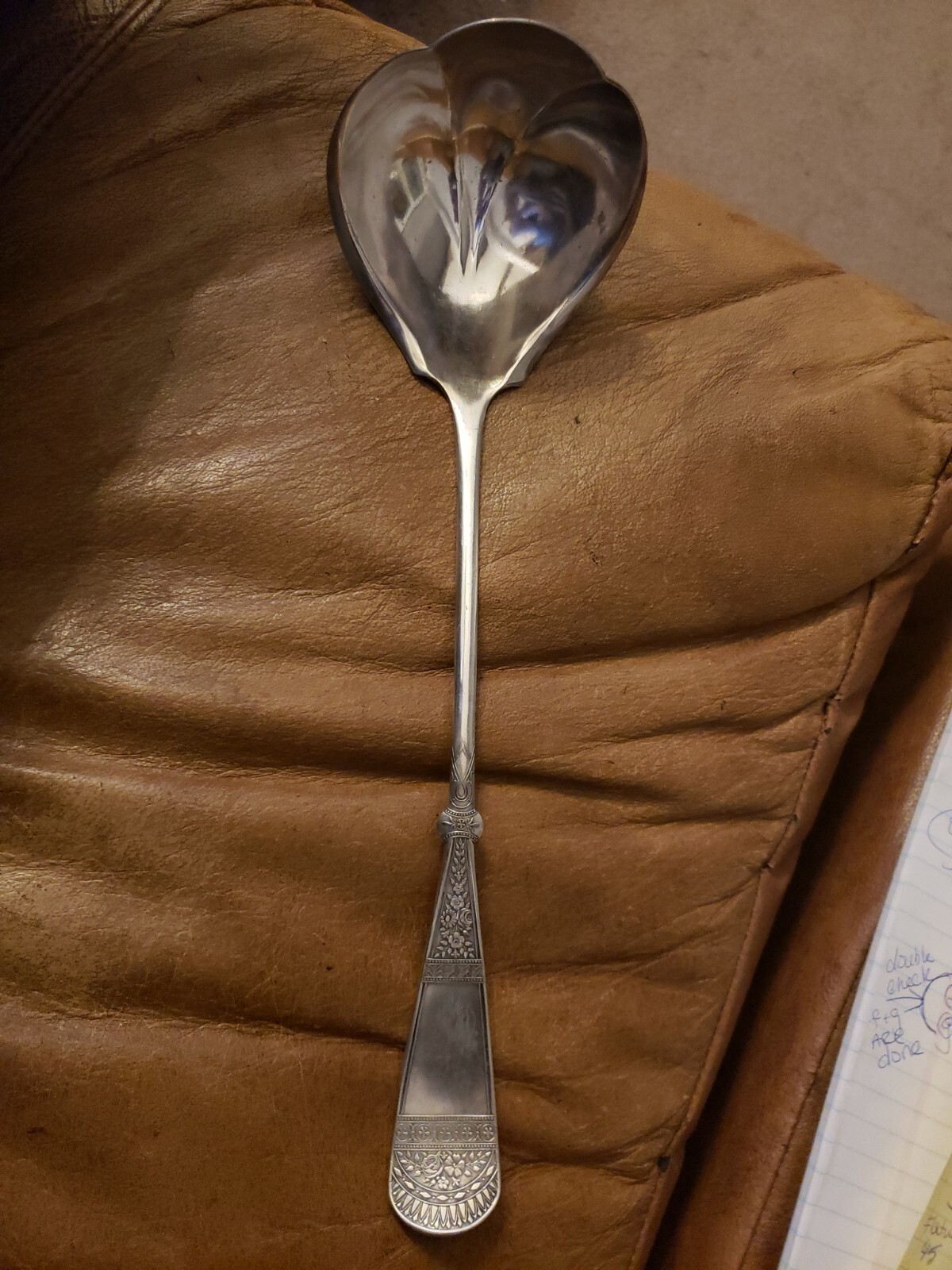 Large 12" Punch Serving Ladle Silverplate "C Rogers & Bro A1 ...