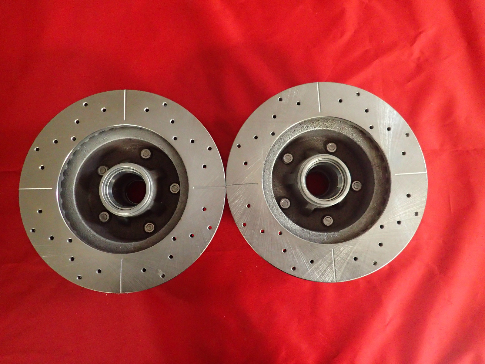 5514 front brake rotors pair 11" drilled and slotted Chevrolet Camaro ...