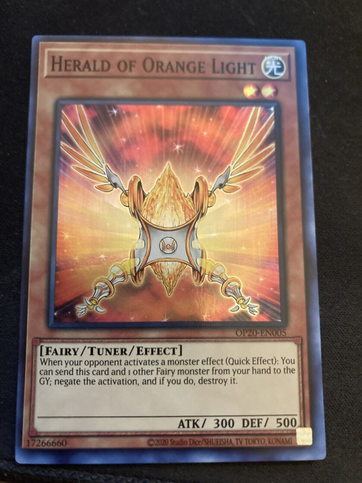 HERALD OF ORANGE LIGHT *** SUPER RARE OP20-EN005 YUGIOH! | eBay