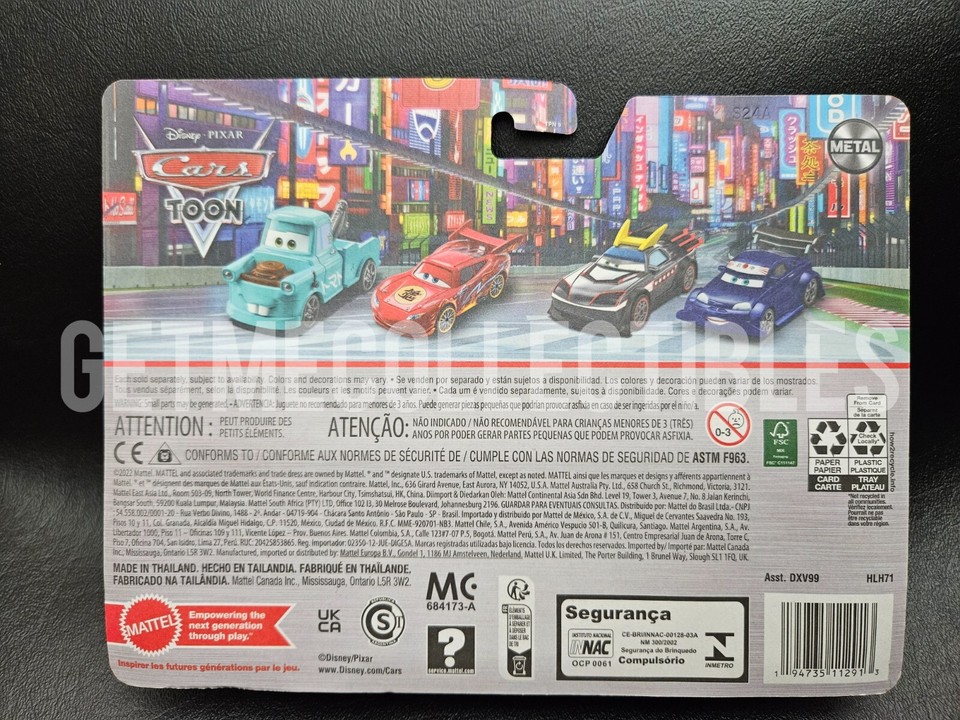 DISNEY PIXAR CARS KABUTO WITH FLAMES KABUTO NINJA 2 PACK 2024 SAVE 6% ...