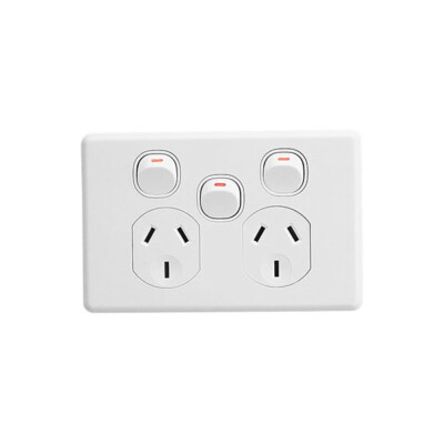 Clipsal Classic Double Powerpoint Extra Switch | C2025XA | eBay Australia