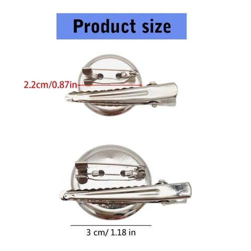 50Pcs Handmade Jewelry Essential Round Discs for Brooches Hair Clips ...