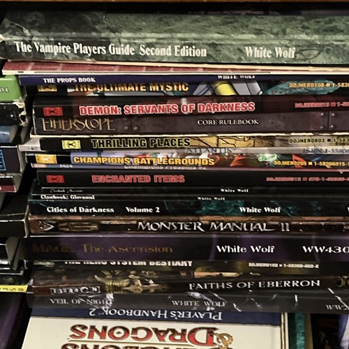 Role Playing Game Mystery Books D&D Gurps White Wolf | eBay