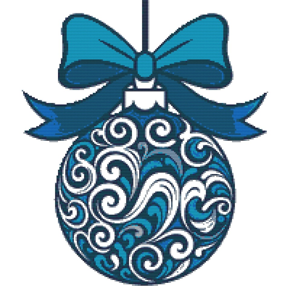 Christmas toy with a pattern - Cross stitch pattern PDF | eBay