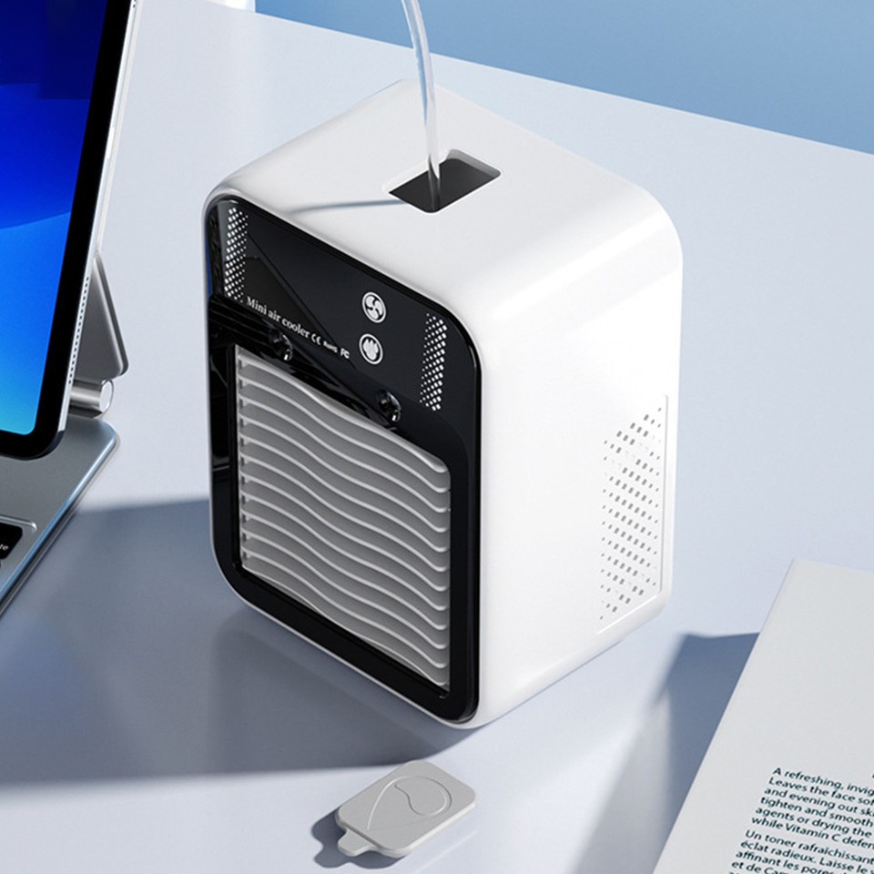 Air Cooler Fan Portable Mini Air Conditioner Personal Cooling Bedroom ...