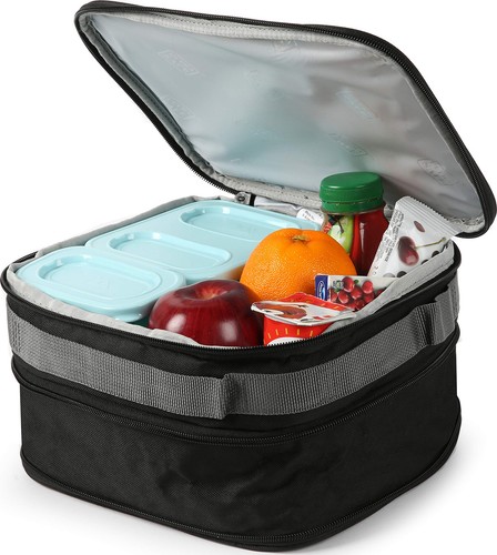 Expandable Urban Lunch Pack with 210g Ice Pack and 4 Piece Sandwich Set ...