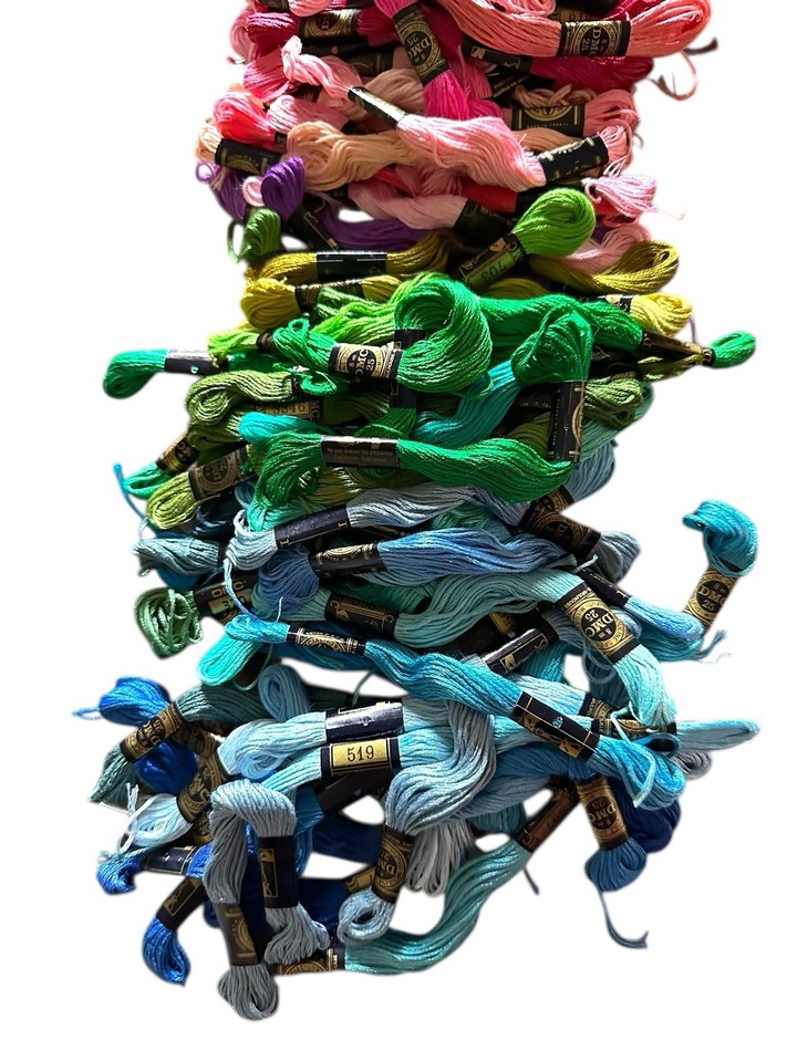 Vintage Cross-stitch Patterns, DMC Embroidery Thread, Stitchery ...