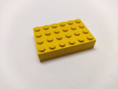 LEGO Brique/Brick 4x6 ¤ 2356 ¤ 1x Yellow/Jaune ¤ TBE | eBay