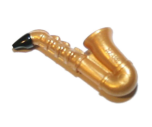 NEW LEGO - Figure Accessory - Saxophone Pearl Black Mouthpiece Player ...