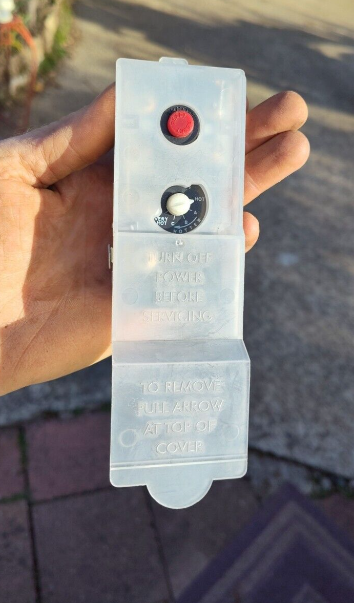 Apcom WH10-A Water Heater Thermostat - Black/Silver for sale online | eBay