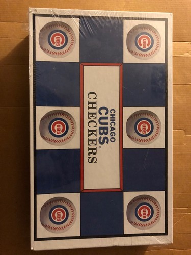 CHICAGO CUBS BASEBALL CHECKERS Vintage Game From 1997 - NEW/FACTORY ...