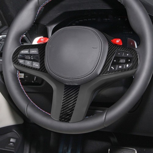 Real Carbon Fiber Steering Wheel Frame Cover For BMW 1 2 3 4 Series Z4 ...