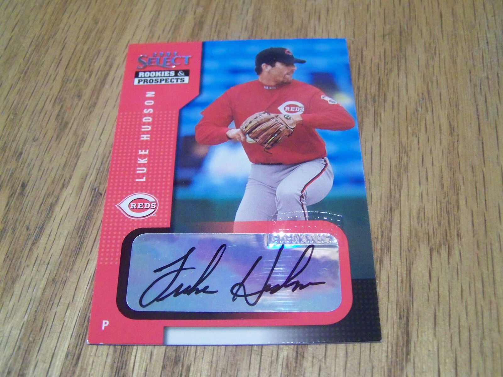 LUKE HUDSON 2002 SELECT ROOKIES & PROSPECTS AUTOGRAPH BASEBALL CARD | eBay