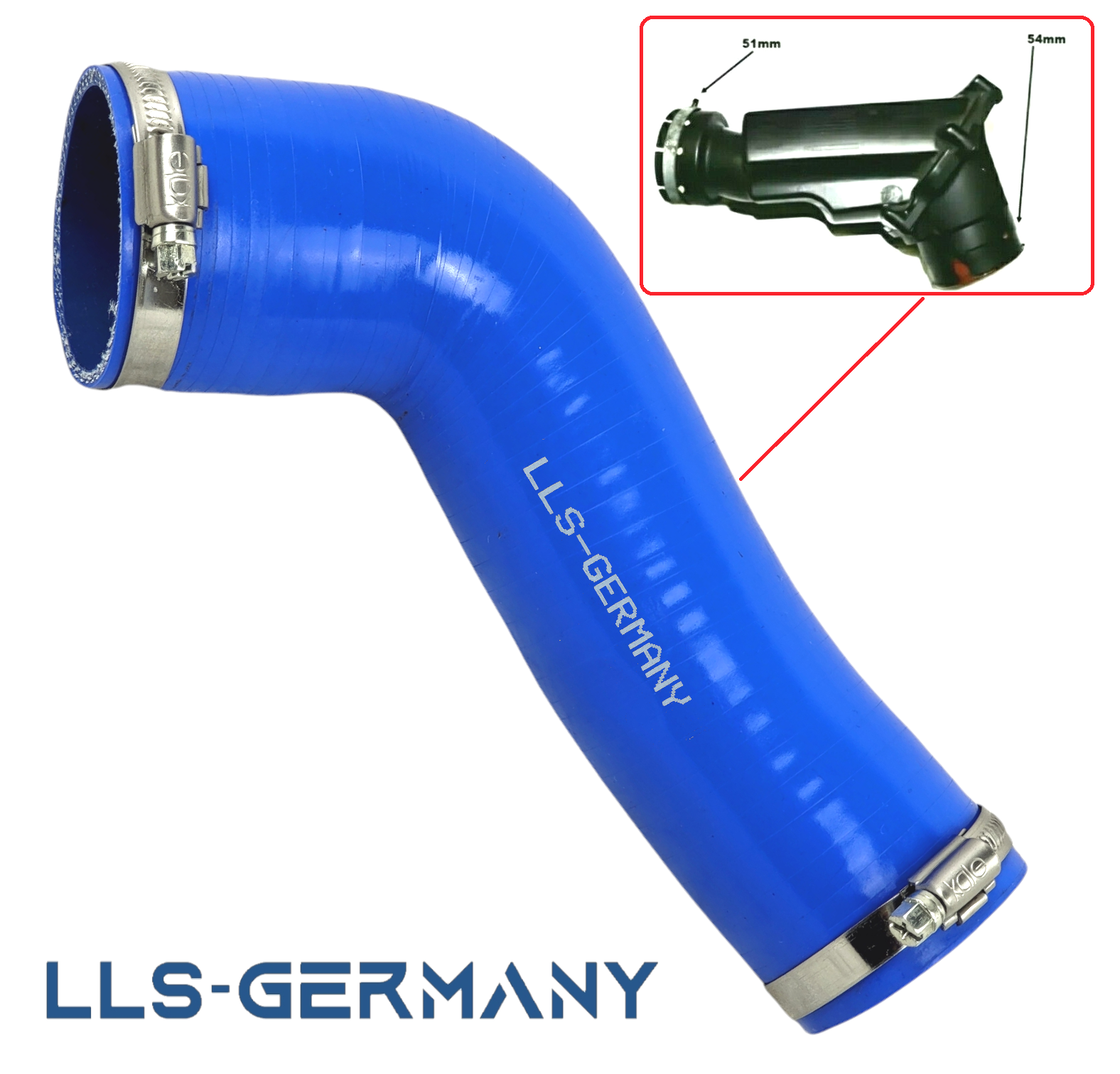 Turbo Hose Resonator For Volvo XC70 I Cross Country 2.4 D5 XC AWD ...