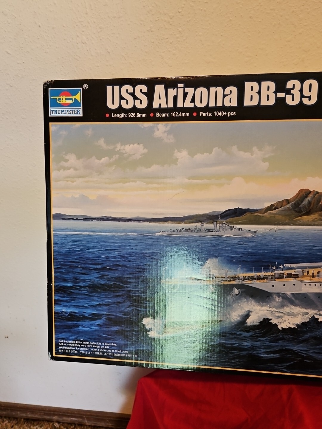 Trumpeter 03701 1:200 Scale 1941 USS Arizona BB-39 Battleship Plastic ...