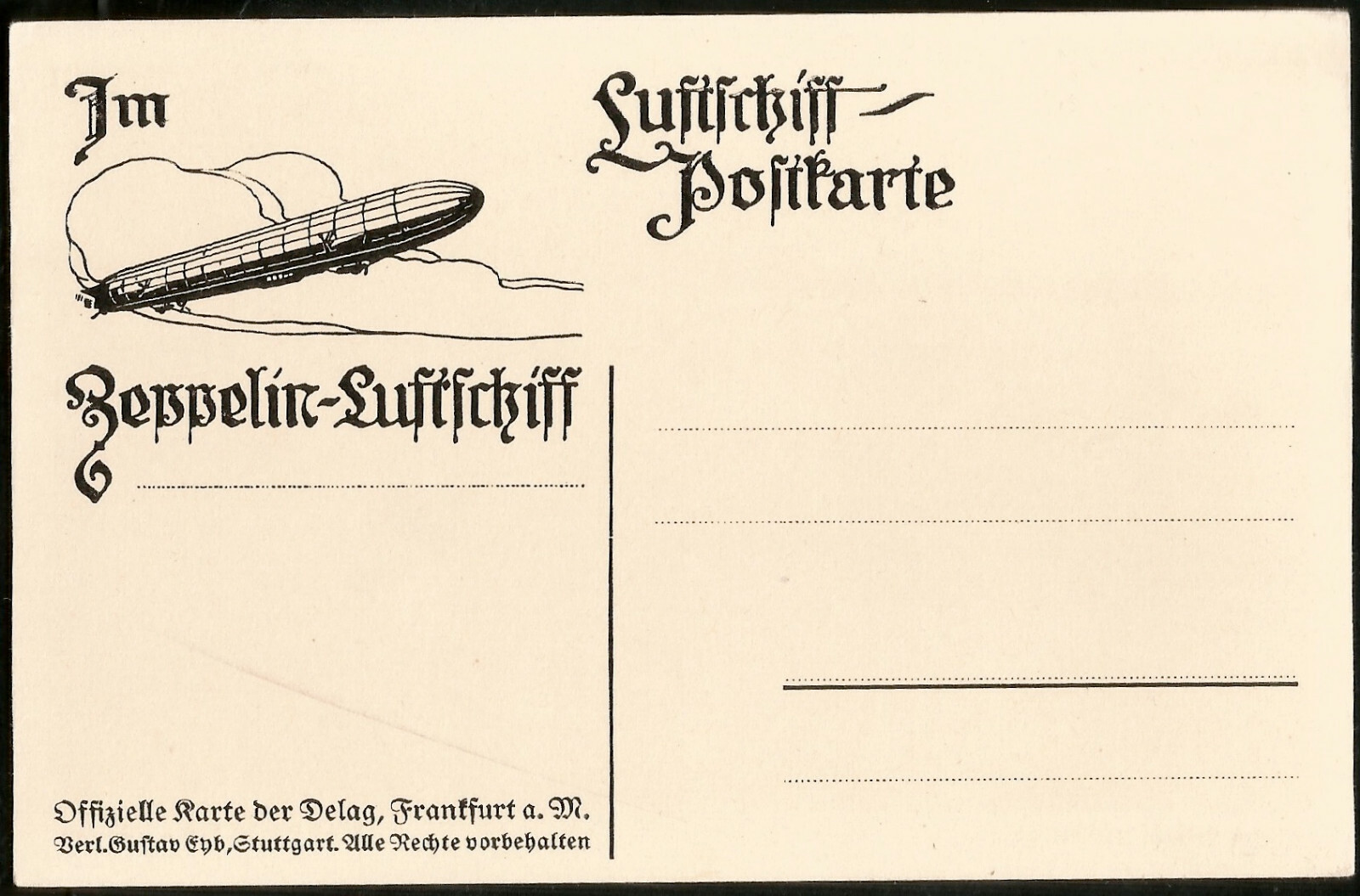 Germany Zeppelin LZ 13 Hansa Aerial View of Hamburg Real Photo Postcard ...