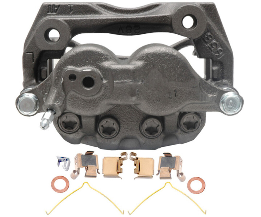 Disc Brake Caliper-R-LineSemi-Loaded and Bracket Assembly Front Left ...