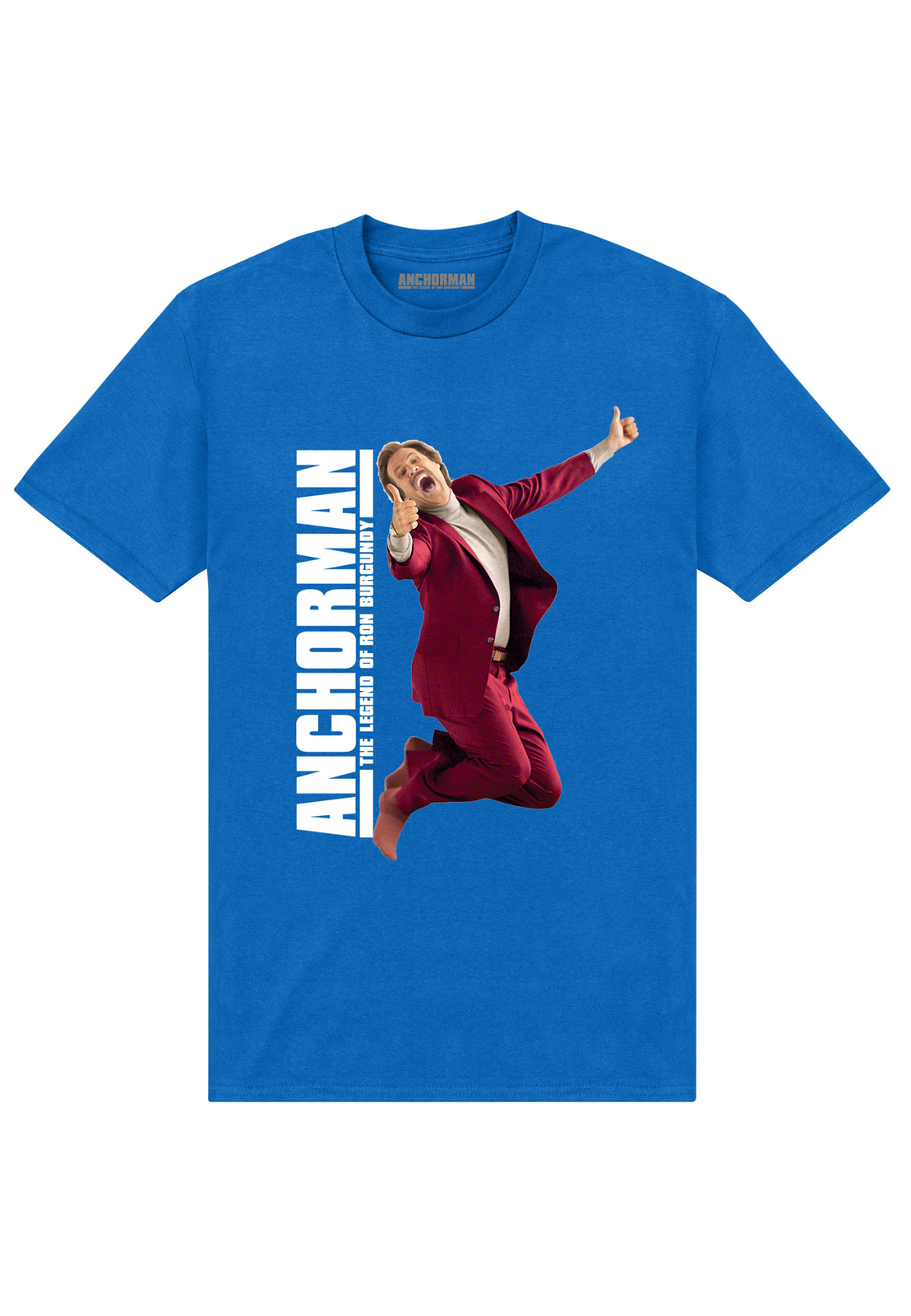 Anchorman Unisex Jump T-Shirt Large Royal Blue | eBay