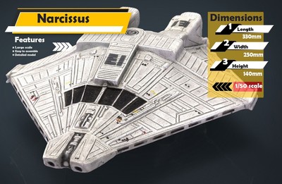 1/50 scale alien shuttle narcissus model kit | eBay
