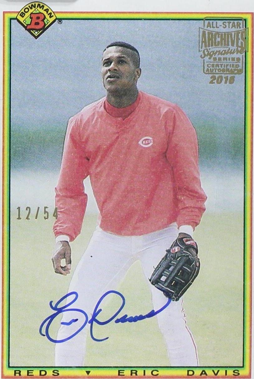 2016 Topps Archives Signature Series All-Star Buybacks - Eric Davis ...