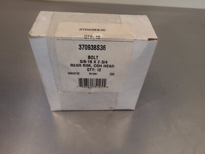 (12) Rear Rim Mount Bolts 370938S36 ford tractor | eBay