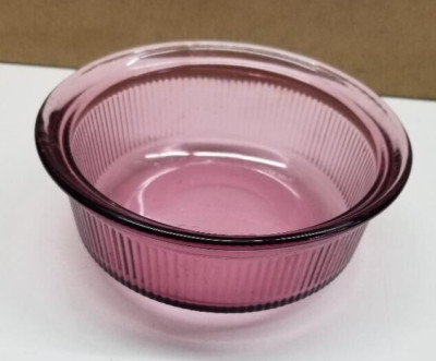 Corning C-16 B Cranberry Vision Ware 1 Pint Bowl 450 ML Vintage Cooking ...
